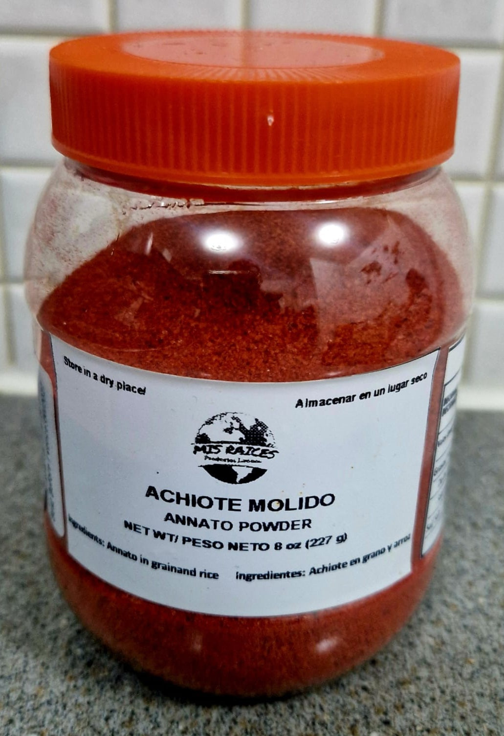 ACHOTE EN POLVO 227GR – Mis Raices Productos Latinos